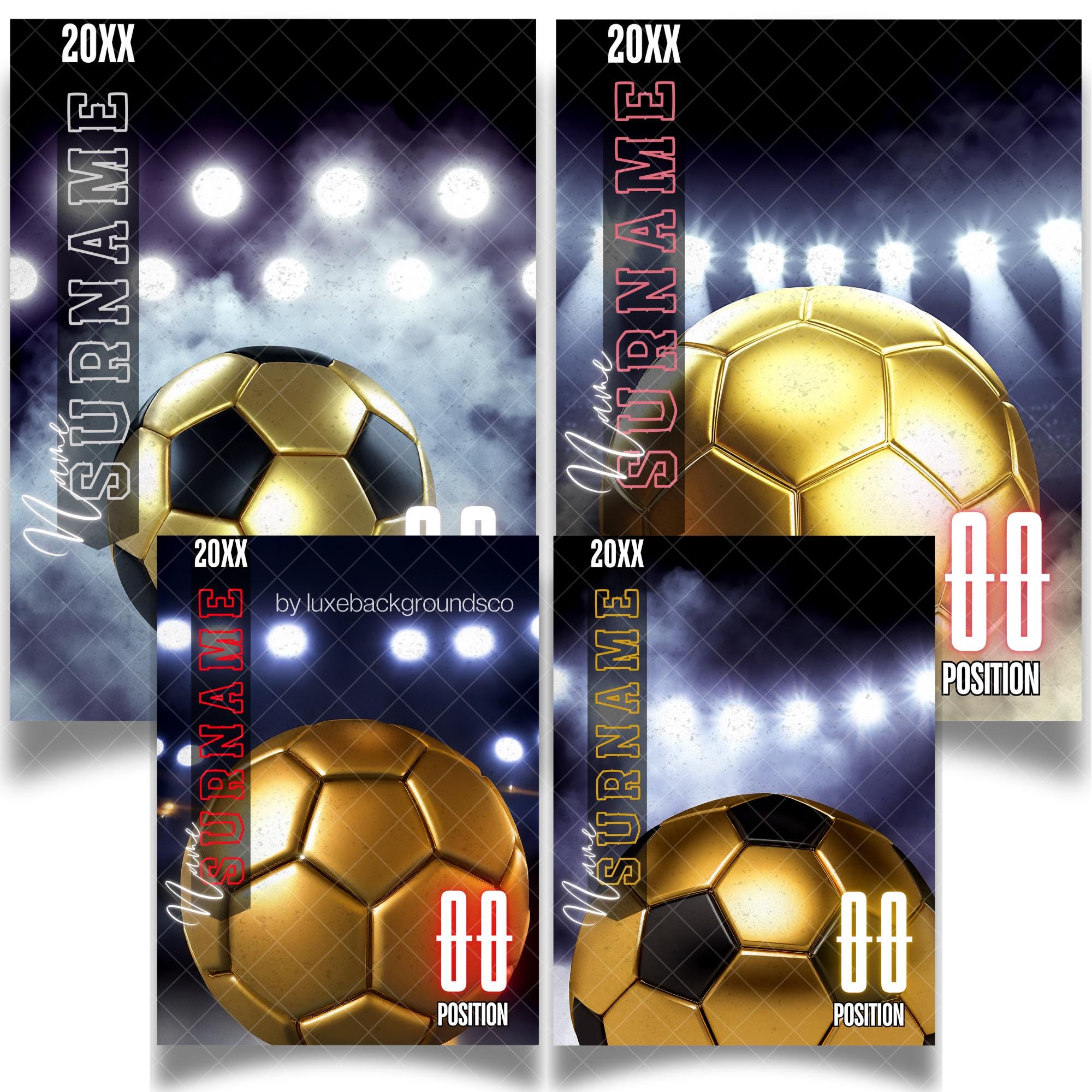 Editable Soccer Poster Templates,canva Senior Night Banners ...