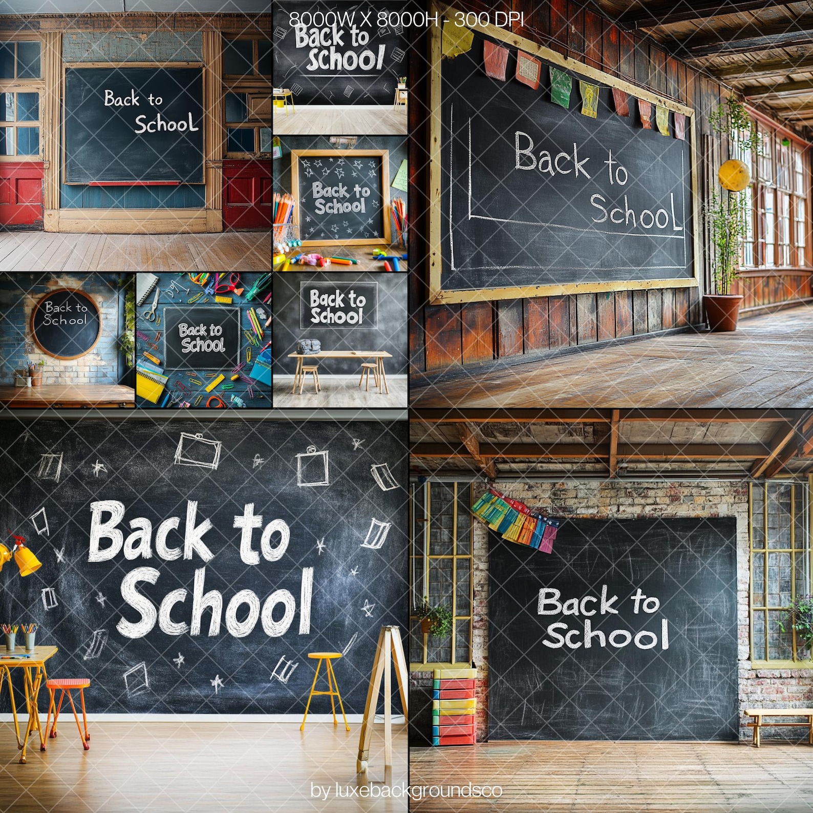 60 Back to School Backdrops, School Backgrounds, First Day of School ...