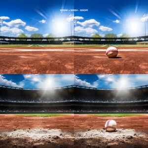 21 Baseball Field Background, Baseball Digital Backdrop, Baseball ...