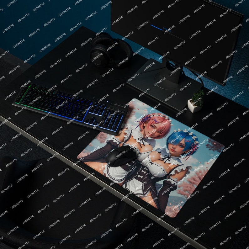 Waifu Maids Anime Mouse Pad, Gaming Mouse Pad, Kawaii Mouse Mat, Cute ...