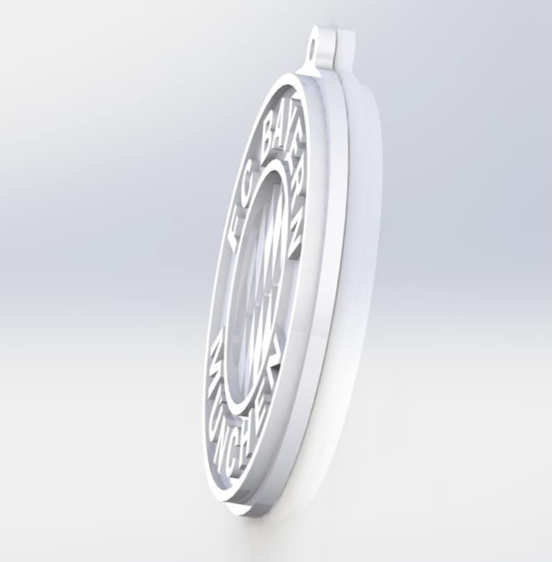 Digital File! - FC Bayern Munich LOGO - Keychain - STL File - Etsy