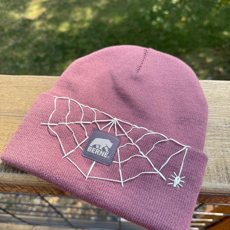 Spider Web Beanie Hat - Etsy