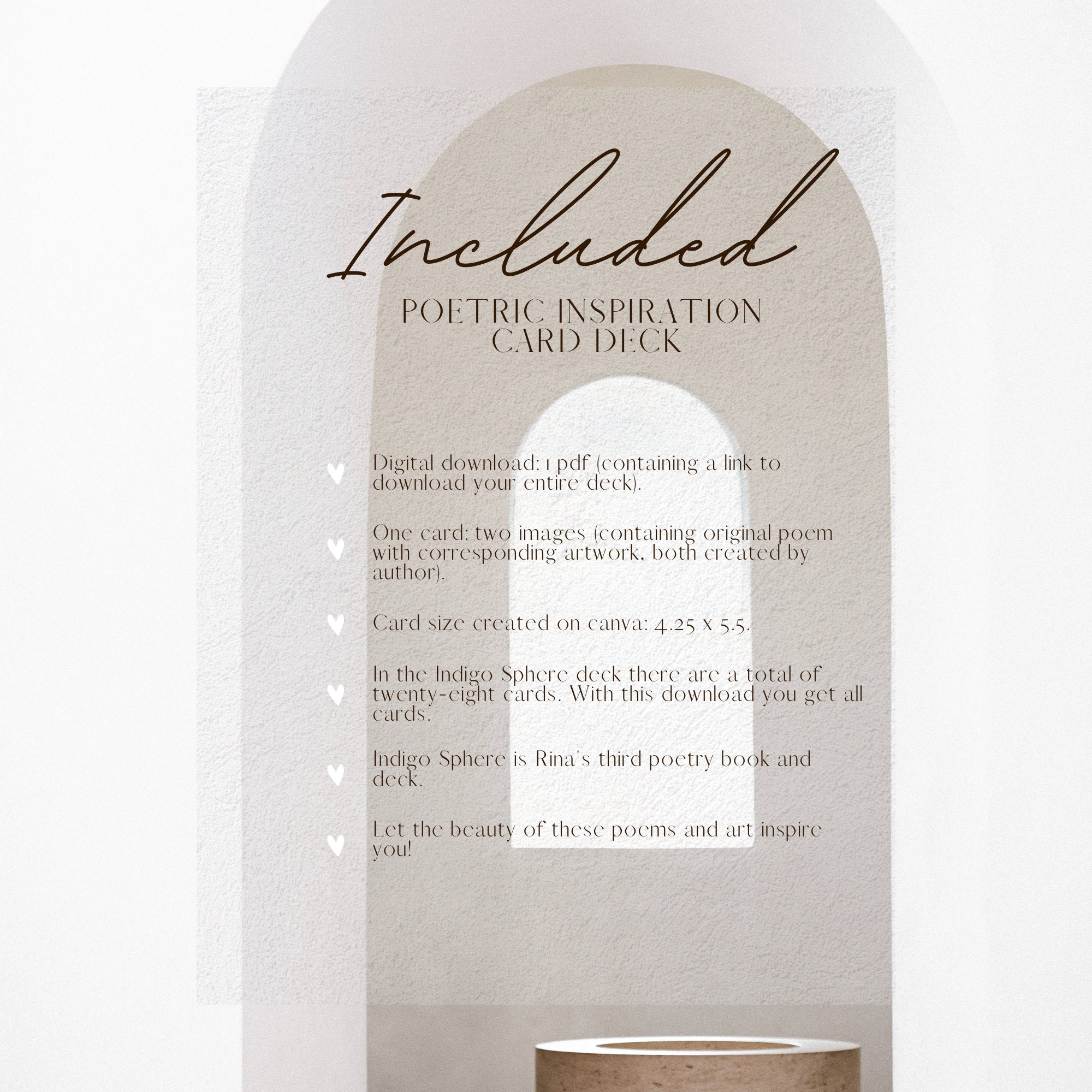 Inspiration Poem Affirmation Art Card Deck - Etsy