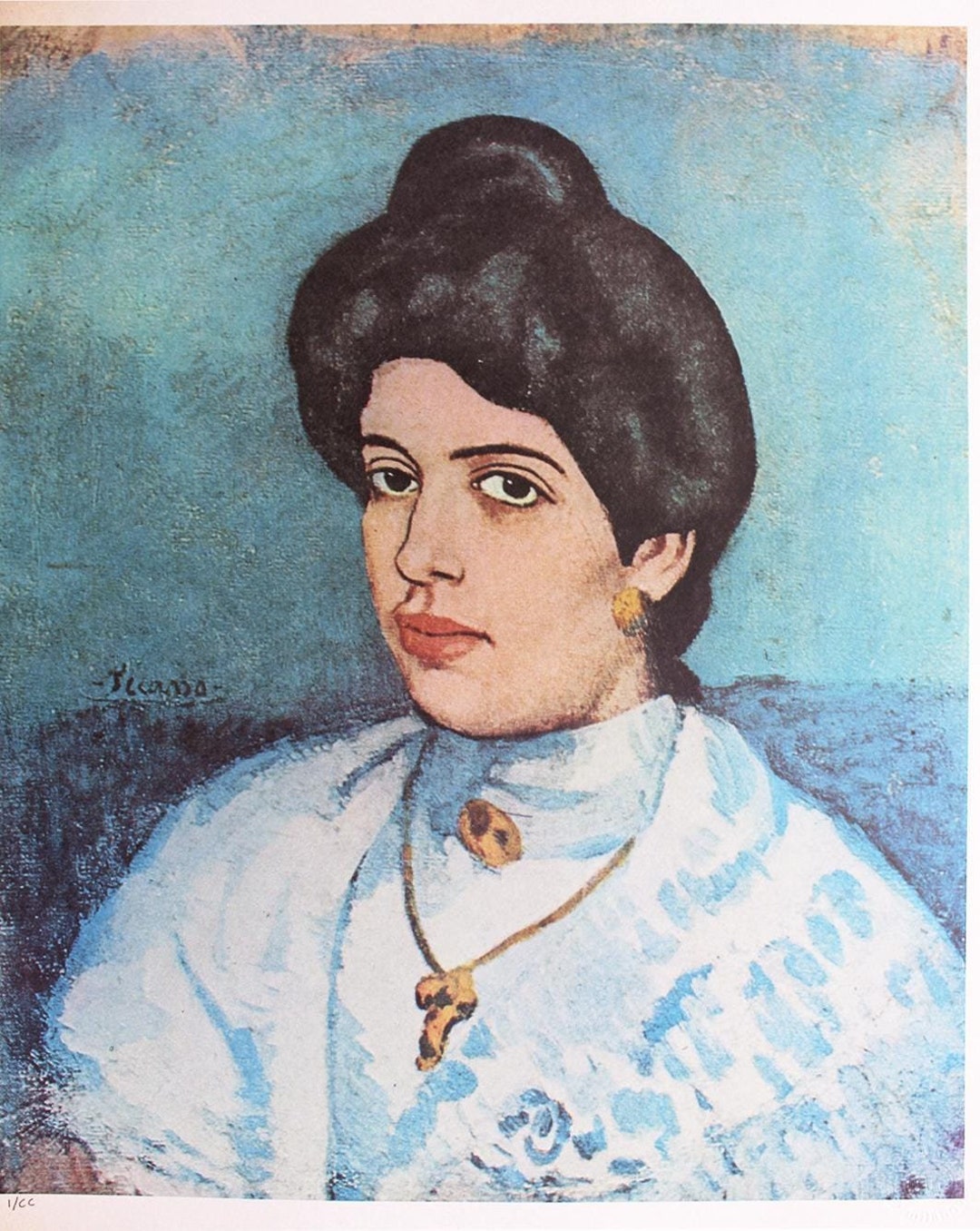 Pablo Picasso "portrait of Corinna Romeu" | Lithograph After | the ONLY ...