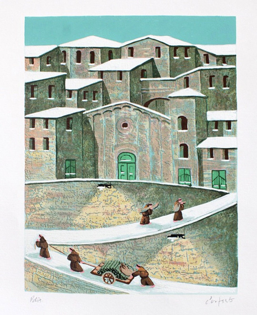 Norberto la Salita Serigrafia Originale Cm. 50 X 60 - Etsy