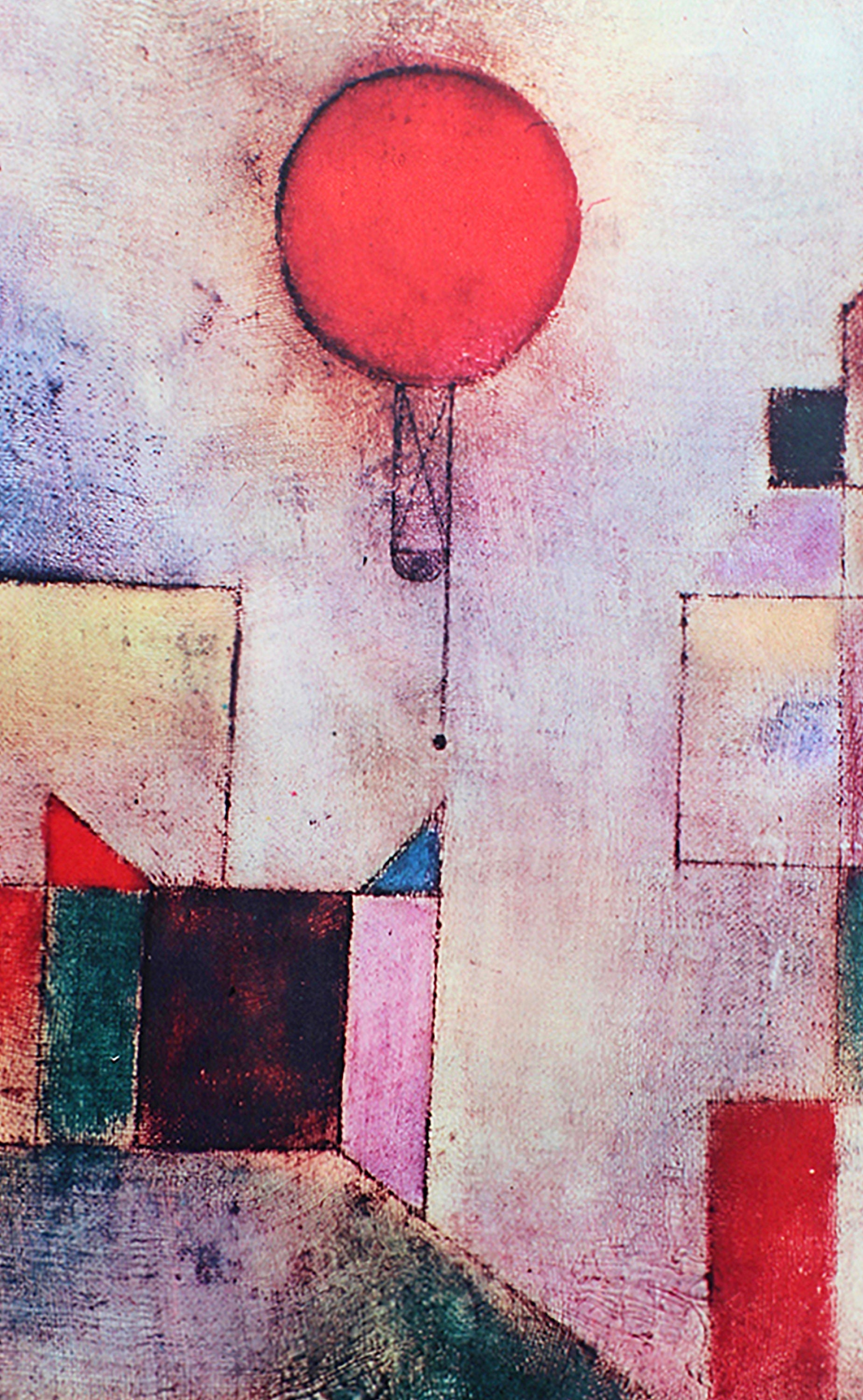 Paul Klee "red Balloon" | Lithograph After | Vintage Print From the ...