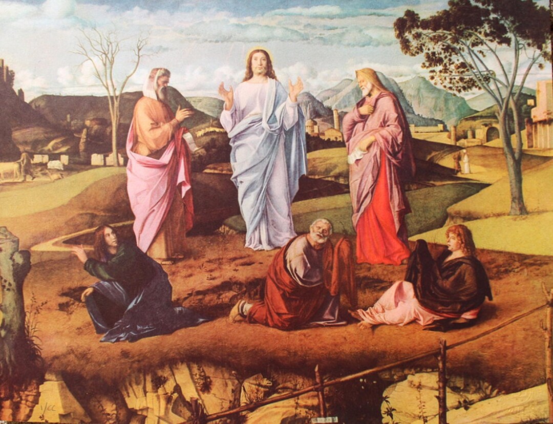 Giambellino G. Bellini transfiguration of Christ Lithograph After the ...