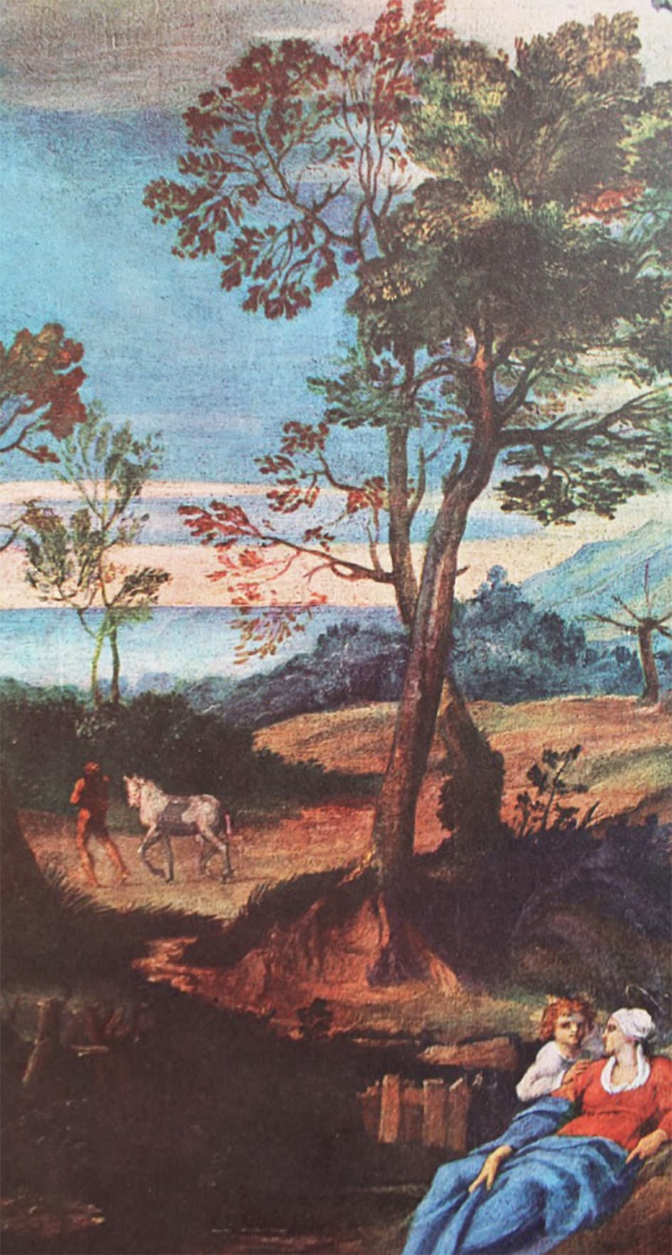 Annibale Carracci "Landscape with rest in Egypt" | Lithograph after ...