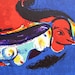 Marc Chagall "summer Night" | Lithograph After | Vintage Print From the ...