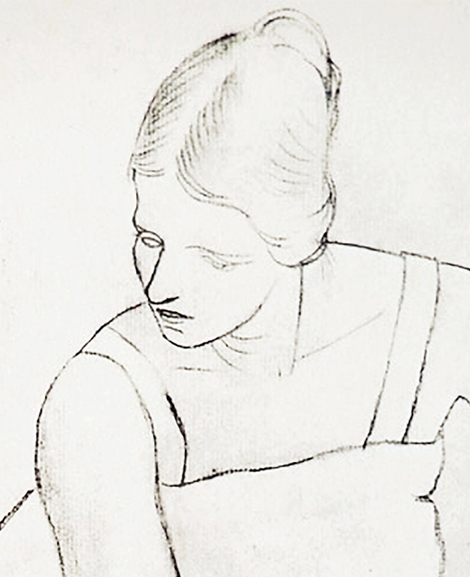 Pablo Picasso "ballerina in Rest" | Lithograph After | Vintage Print ...