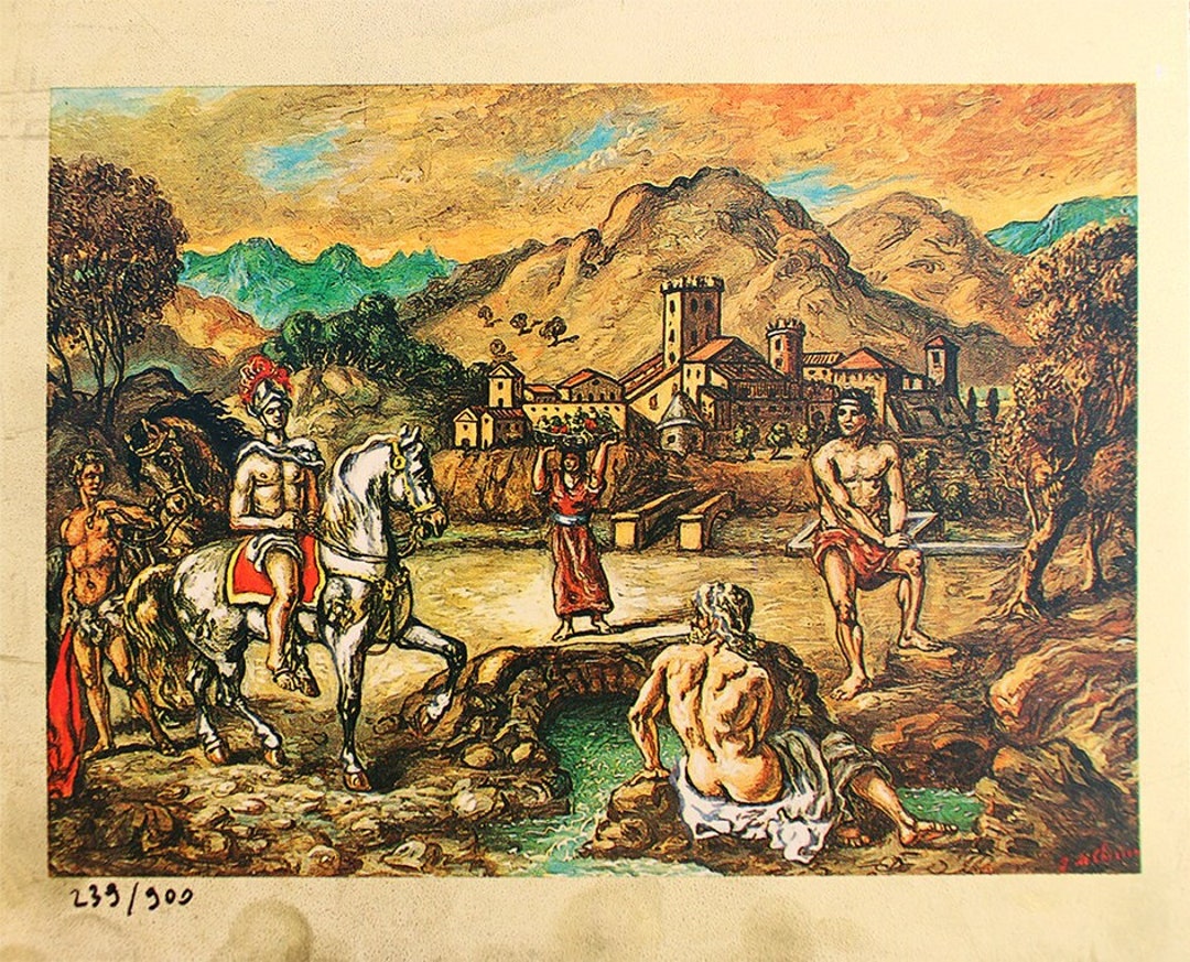 Giorgio De Chirico achilles on the Banks of the Peneus River Après ...