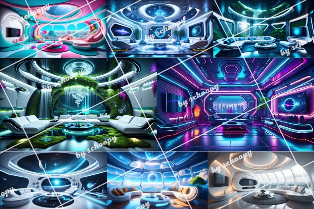 8 Images GIGA Background Bundle 3D Green Background for Streamers and ...