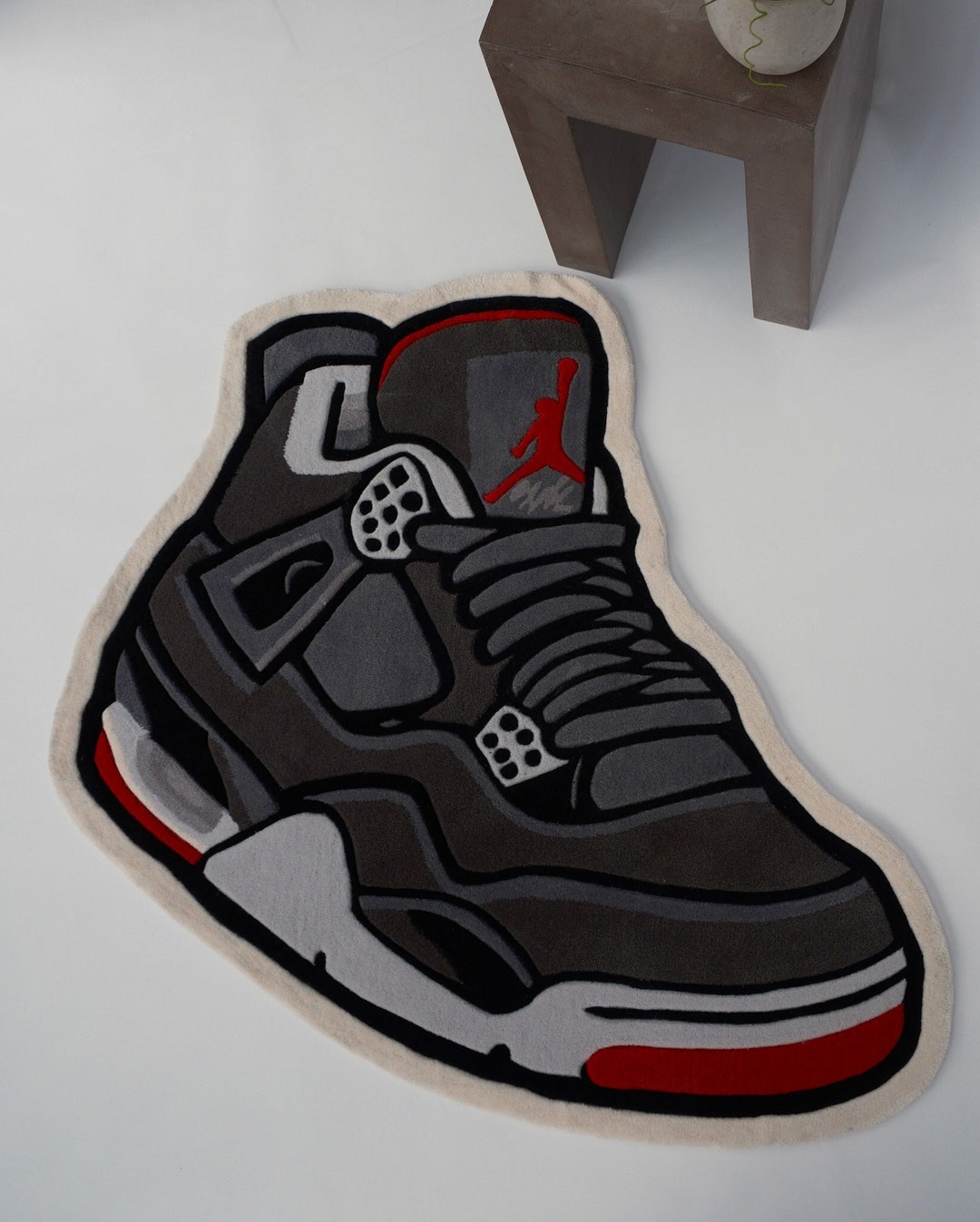 Air Jordan 4 Nike Handmade Rug - Hand Tufted Rug for Sneakerheads ...