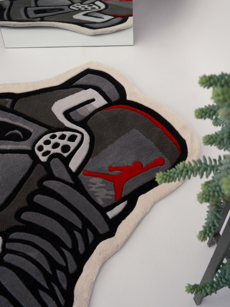 Air Jordan 4 Nike Handmade Rug - Hand Tufted Rug for Sneakerheads ...
