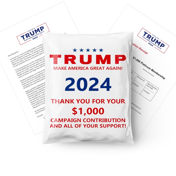 Trump Prank Letter - Etsy