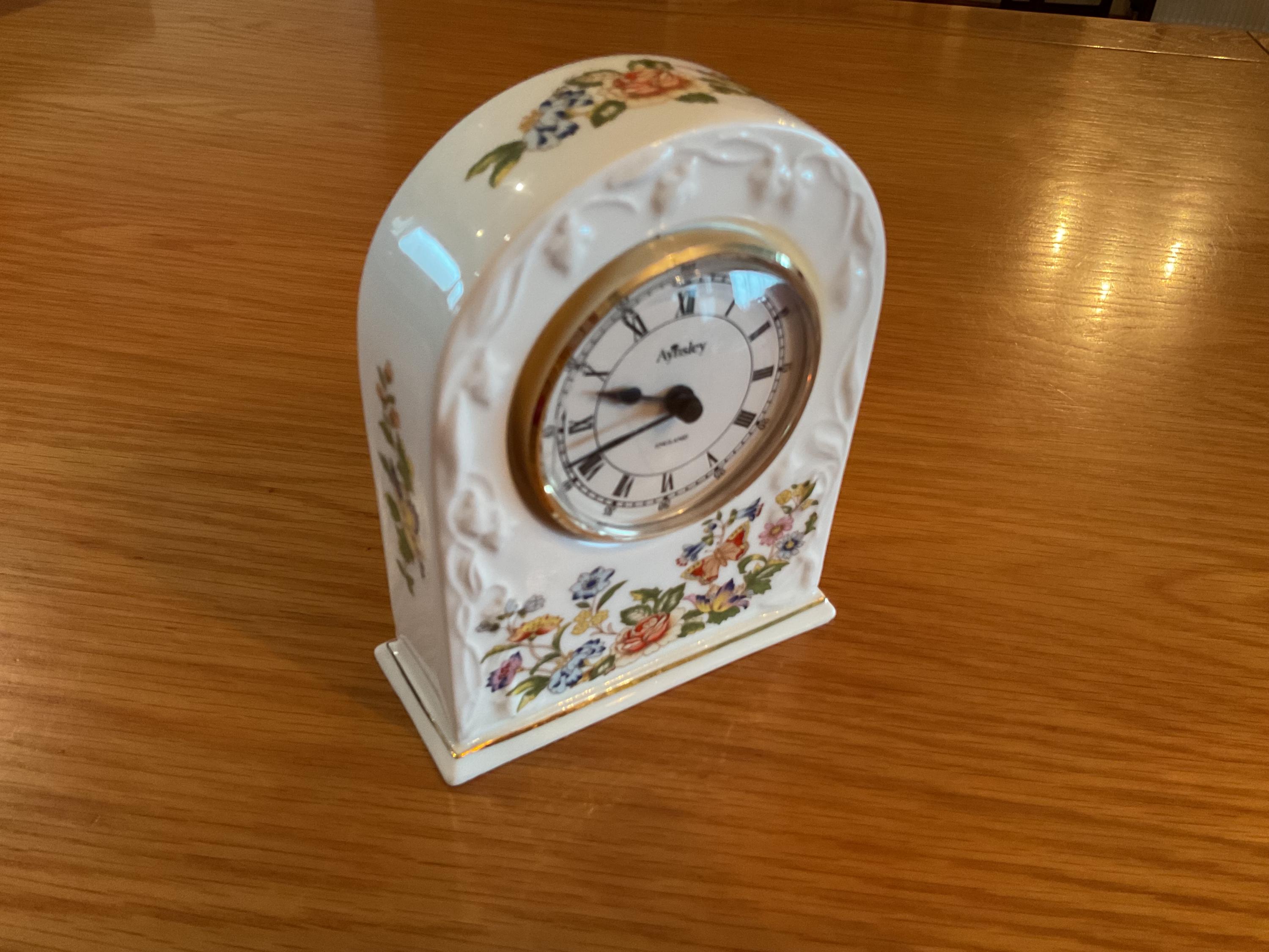Vintage Aynsley Cottage Garden Clock. Porcelain Giftware. - Etsy