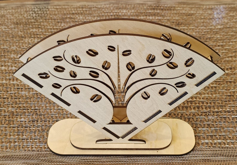 V60 Filter Holder, Laser Cut File. New Design for 2024 - Etsy