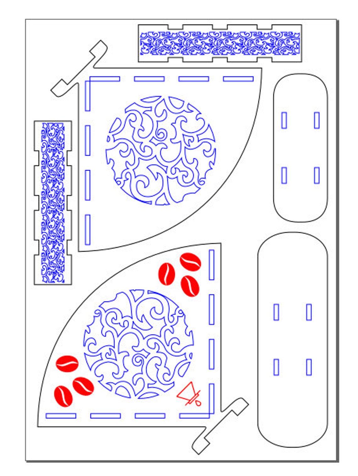 V60 Filter Holder, Laser Cut File. New Design for 2024 - Etsy