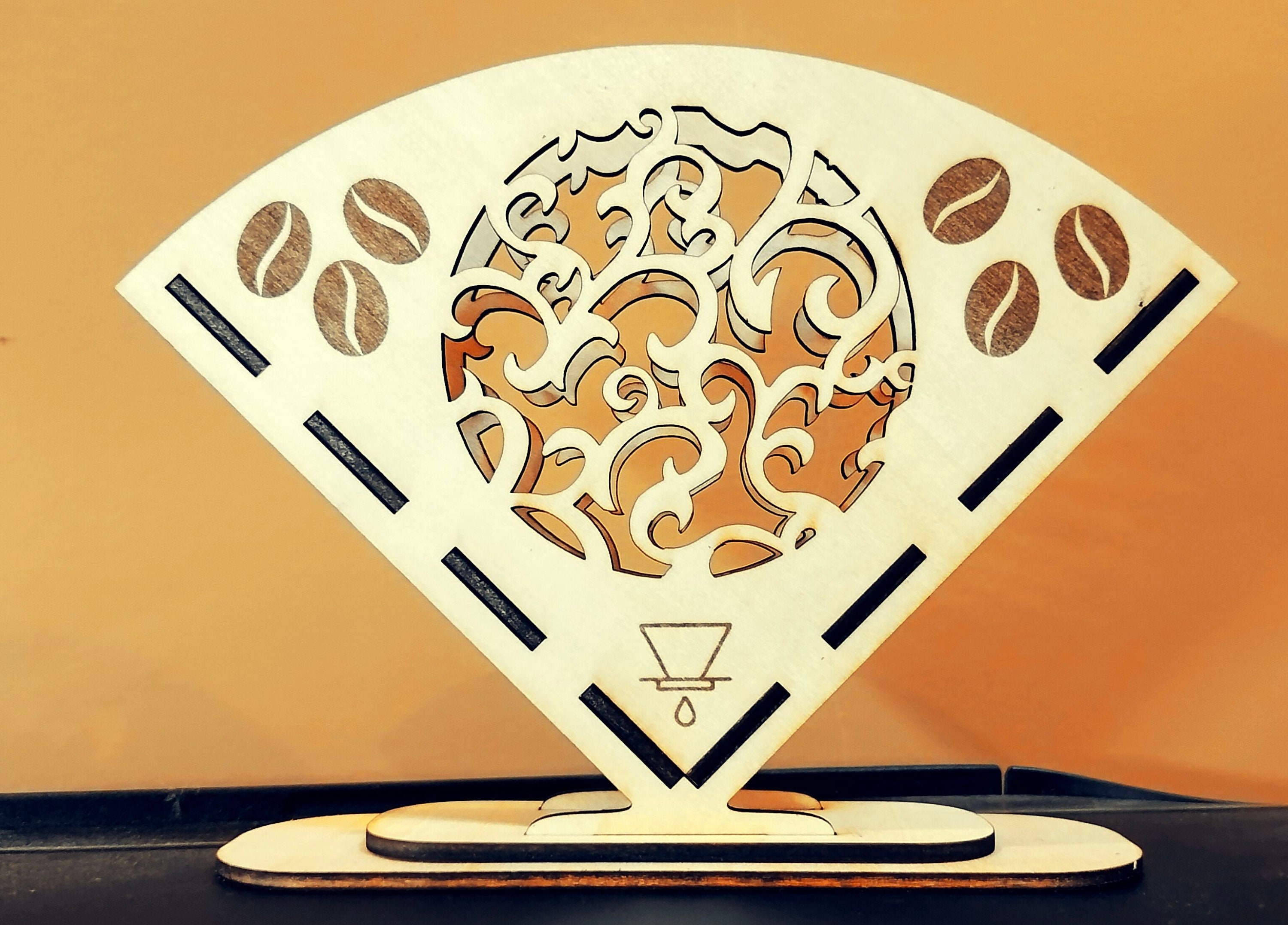 V60 Filter Holder, Laser Cut File. New Design for 2024 - Etsy