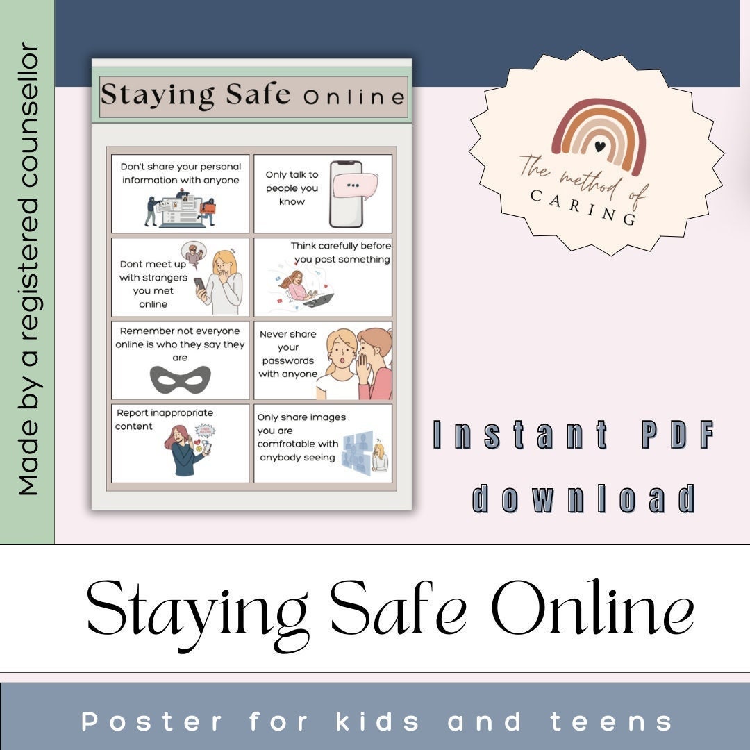 Staying Safe Online, Social Media Safety, Therapeutic Tool, Counsellor ...