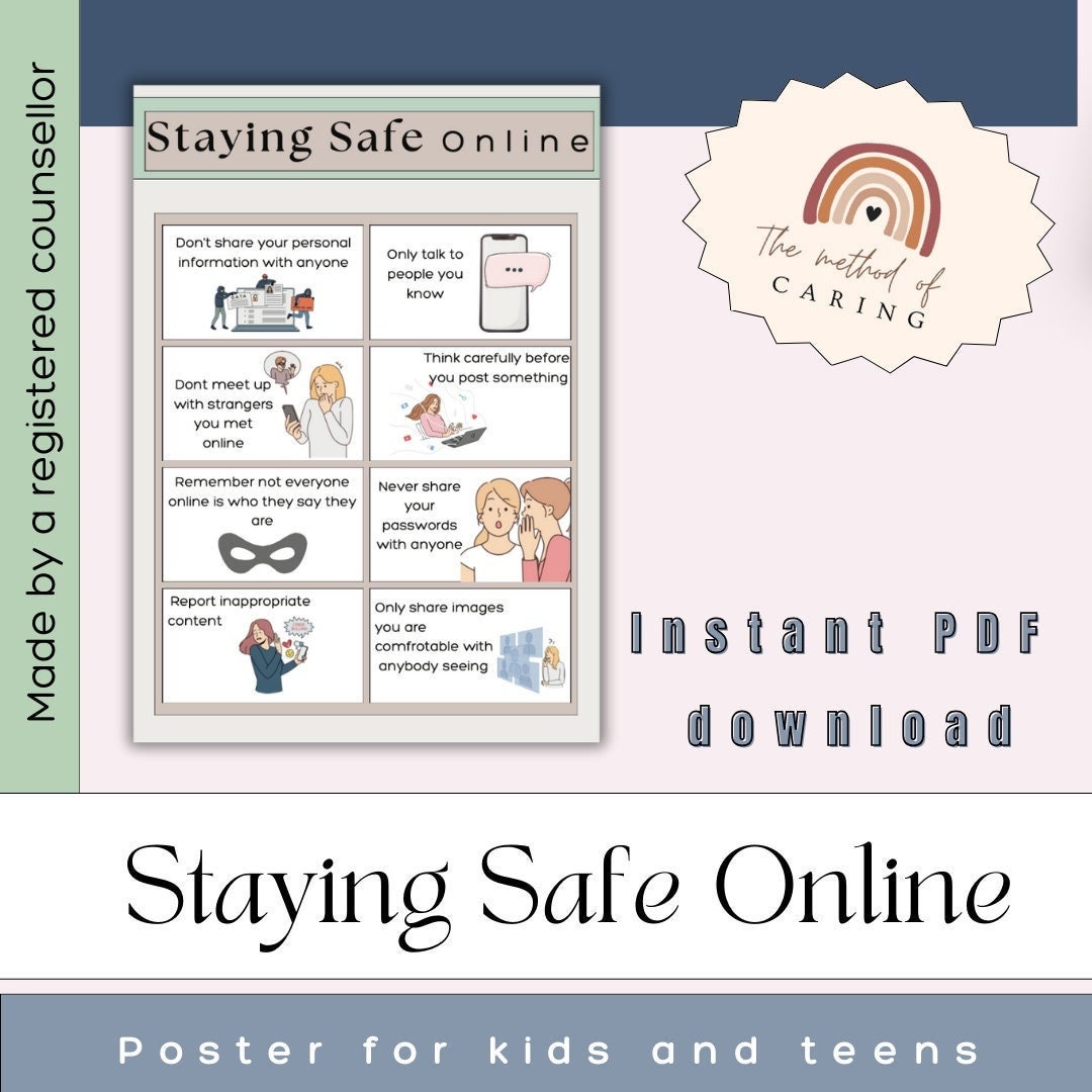 Staying Safe Online, Social Media Safety, Therapeutic Tool, Counsellor ...