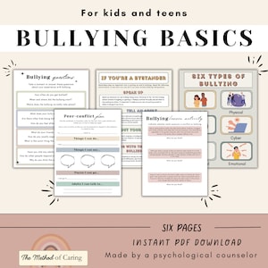 Bullying, Peer-conflict, Bullying Activity, Conflict Plan, Anti-bully ...