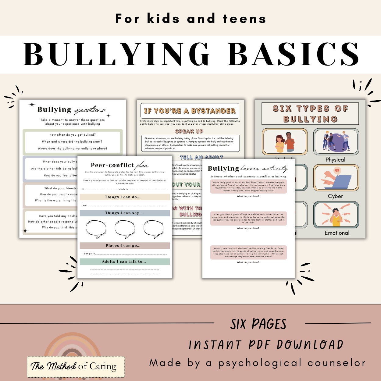Bullying, Peer-conflict, Bullying Activity, Conflict Plan, Anti-bully ...