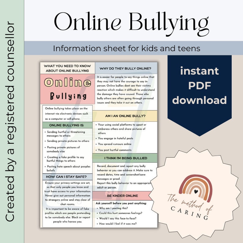 Online Bullying Guide, Internet, Social Media, Psychology, Therapy Tool ...