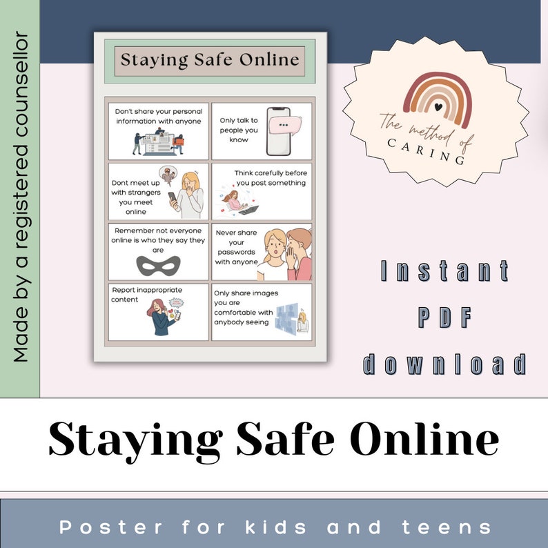 Staying Safe Online, Social Media Safety, Therapeutic Tool, Counsellor ...