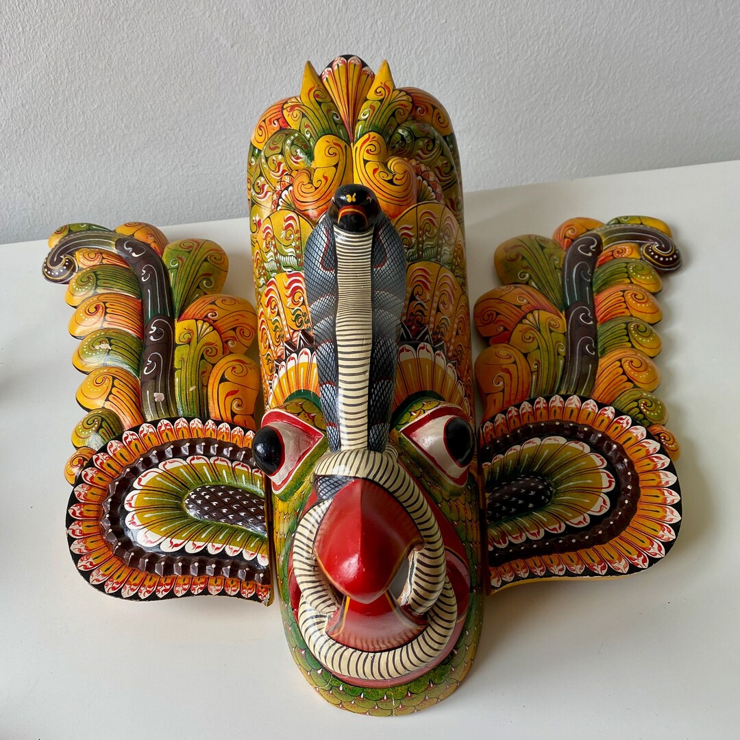 Mal Gurulu Raksha Mask Handmade - Etsy