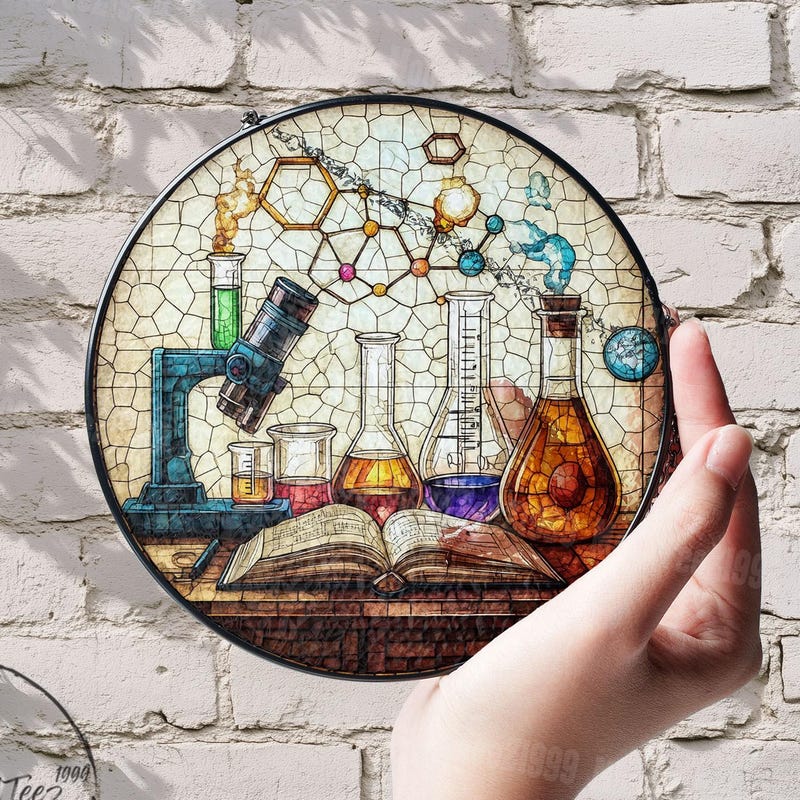 Science Lab Suncatcher - Etsy