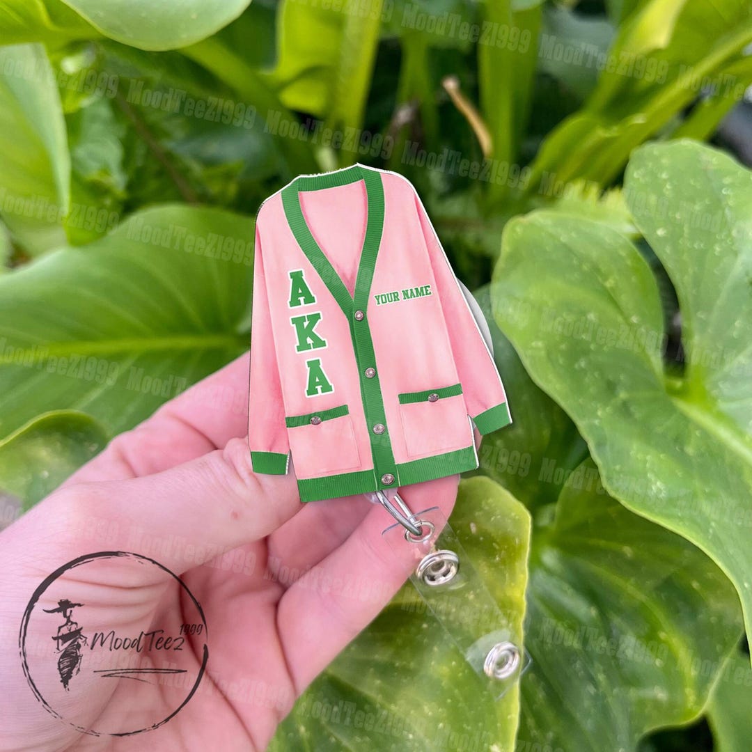Custom AKA Sorority Badge Reel: Greek Life Gift - Etsy