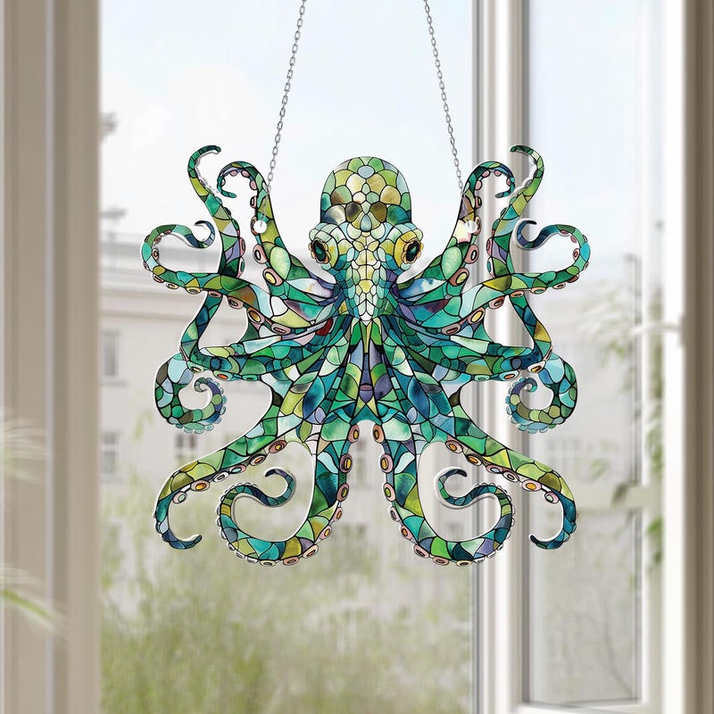 Octopus Decoration - Etsy