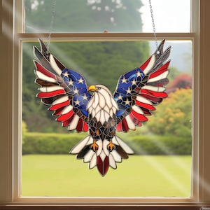 Eagle Window Hanging, Eagle Decorative Art, Eagle Home Decor ...