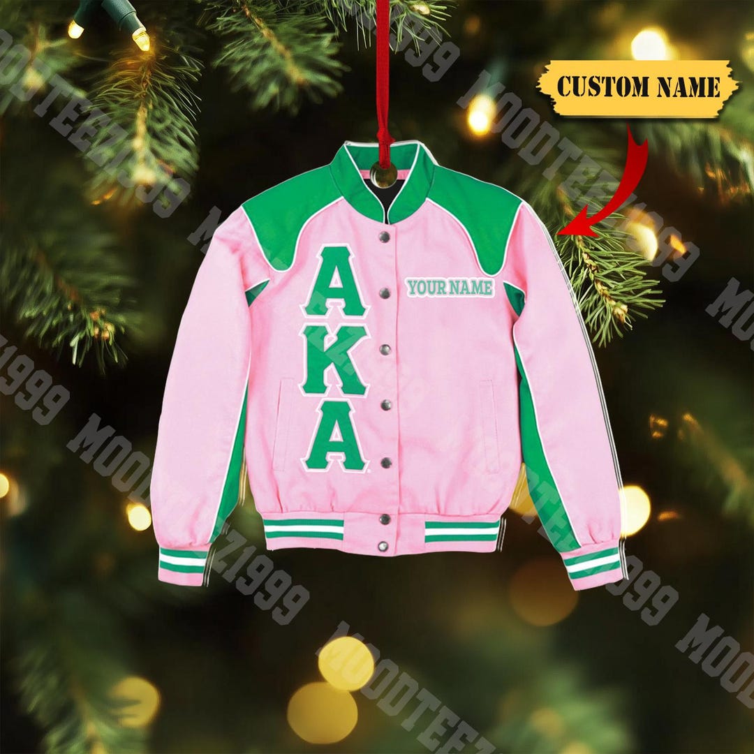 Personalized Name Pink AKA Christmas Ornament, AKA Ornament Gifts, AKA ...