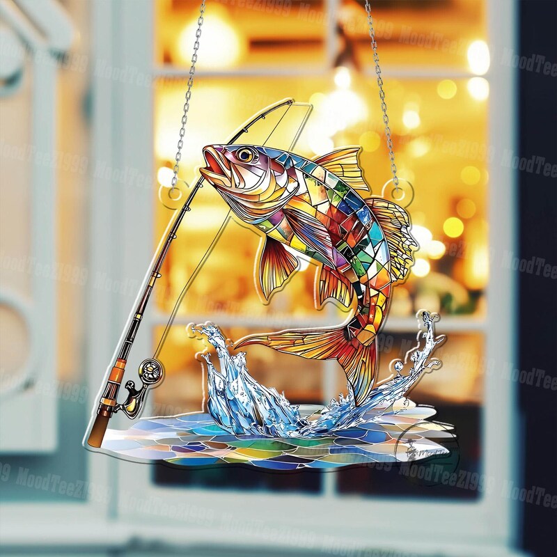 Stained Glass Angler Fish - Etsy