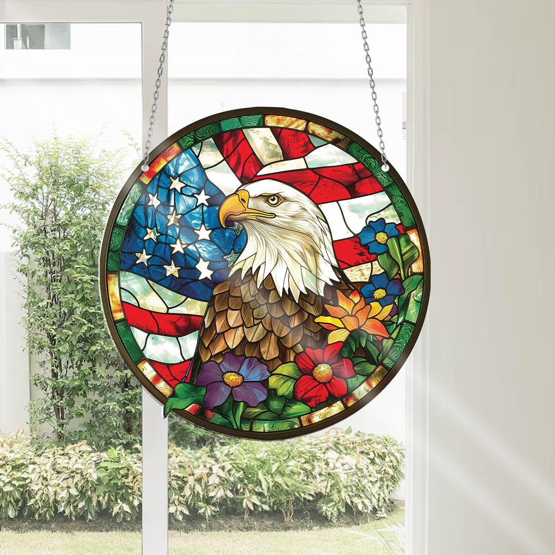 Eagle Window Hanging, Eagle Decorative Art, Eagle Home Decor ...