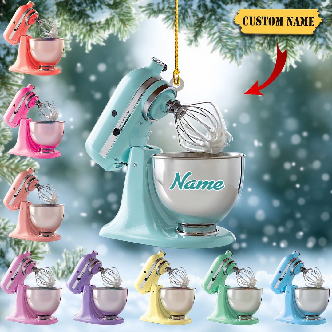 Personalized Baking Mixer Christmas Ornament: Baker Gift - Etsy