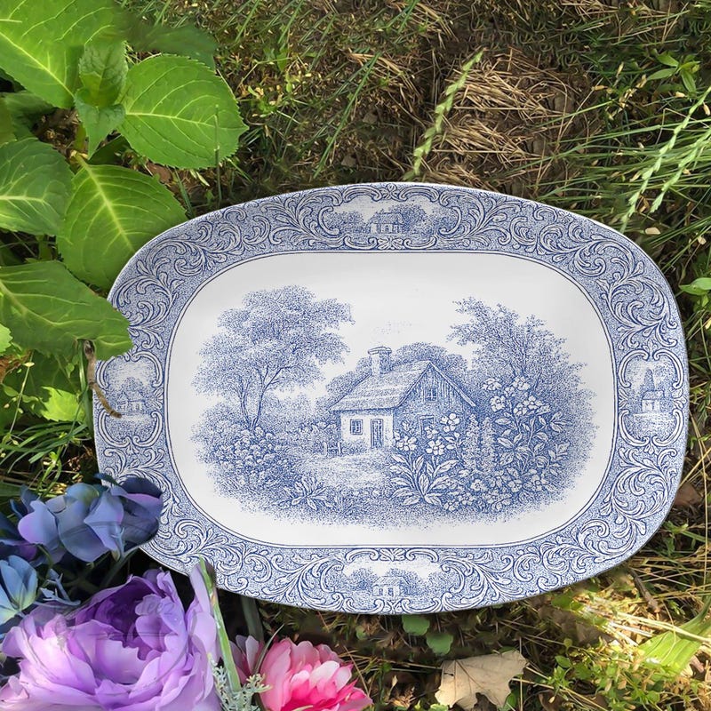 Cottage Plates - Etsy