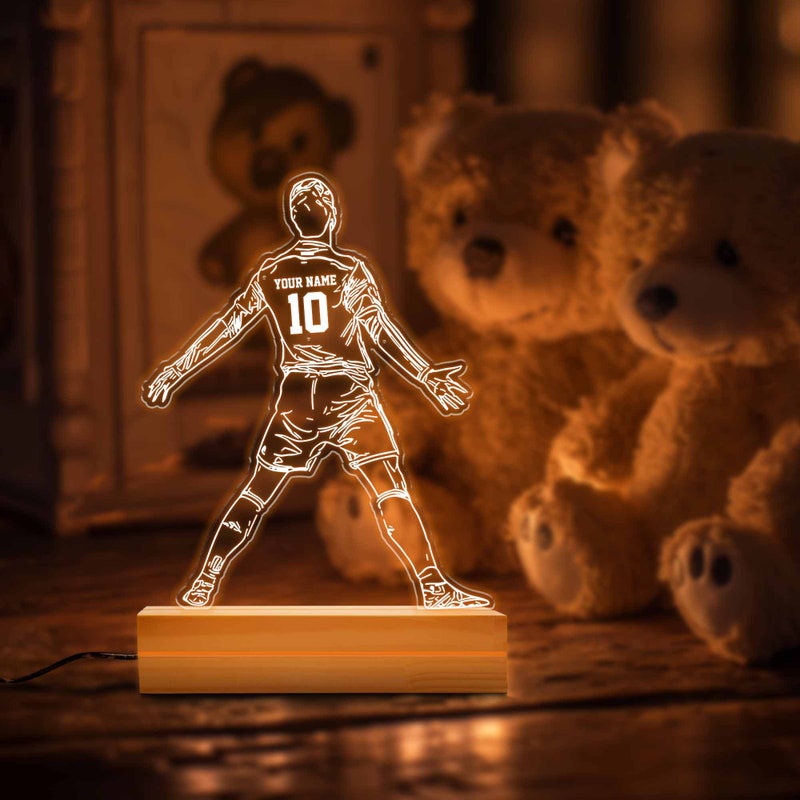 Custom Soccer Nightlight - Etsy