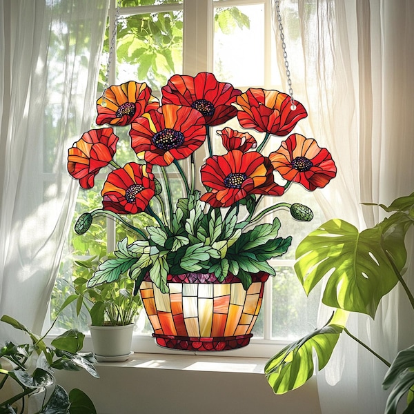 Acrylic Poppies - Etsy