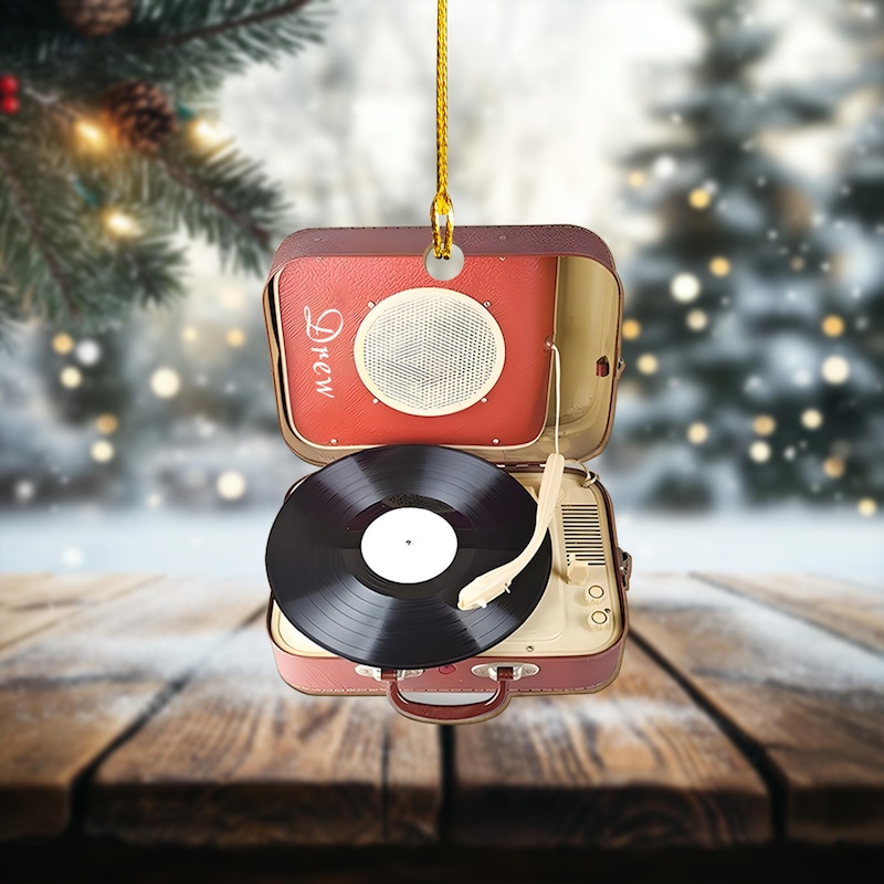 Vinyl Record Christmas Ornament - Etsy