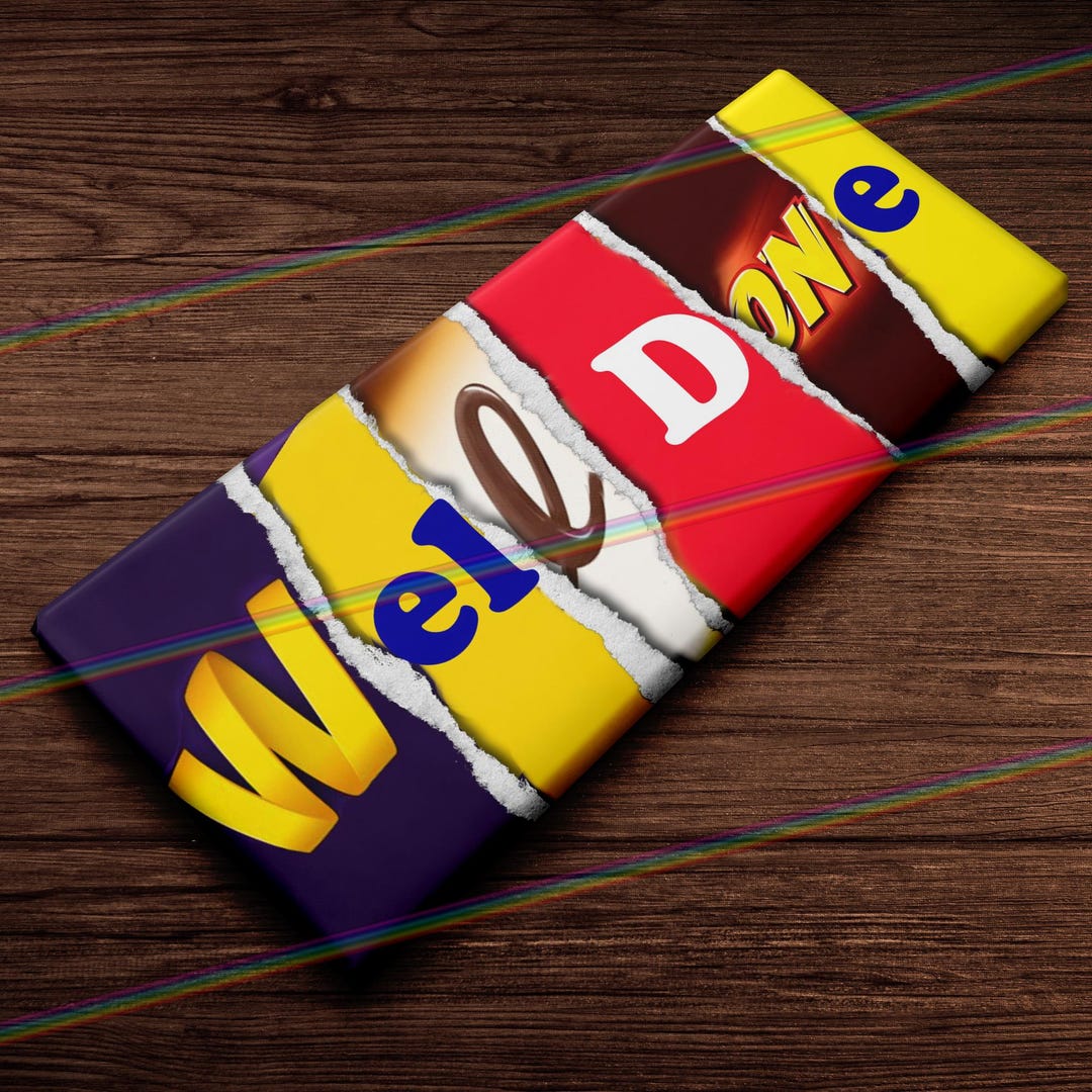 WELL DONE Chocolate Bar Wrapper. Funny Rude Novelty Joke Gift ...