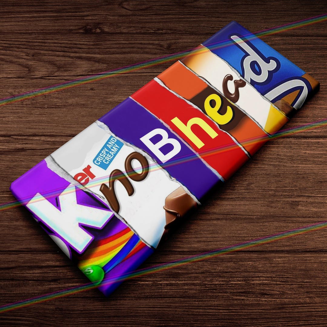 KNOBHEAD Chocolate Bar Wrapper. Funny Rude Novelty Joke Gift. Christmas ...
