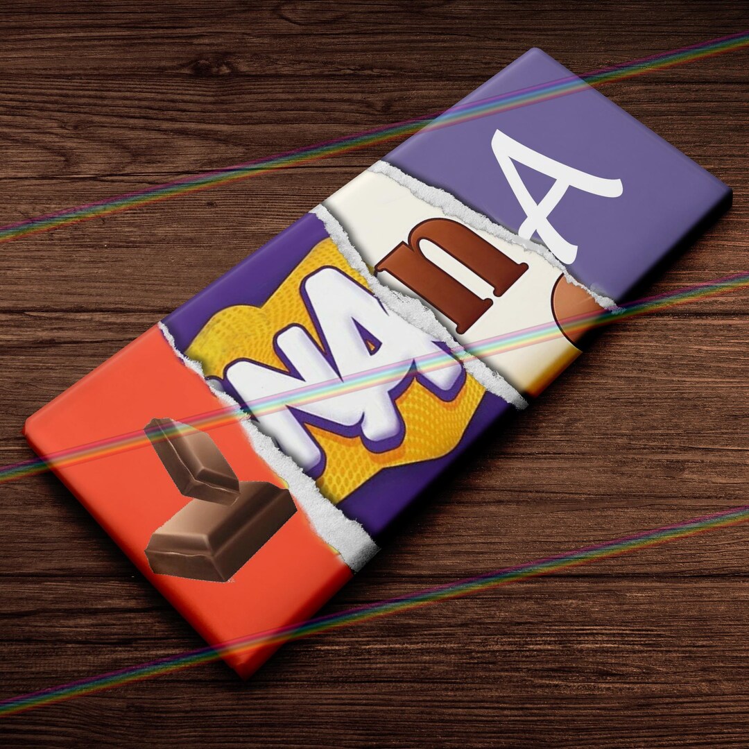 NANA Chocolate Bar Wrapper. Funny Rude Novelty Joke Gift. Christmas ...