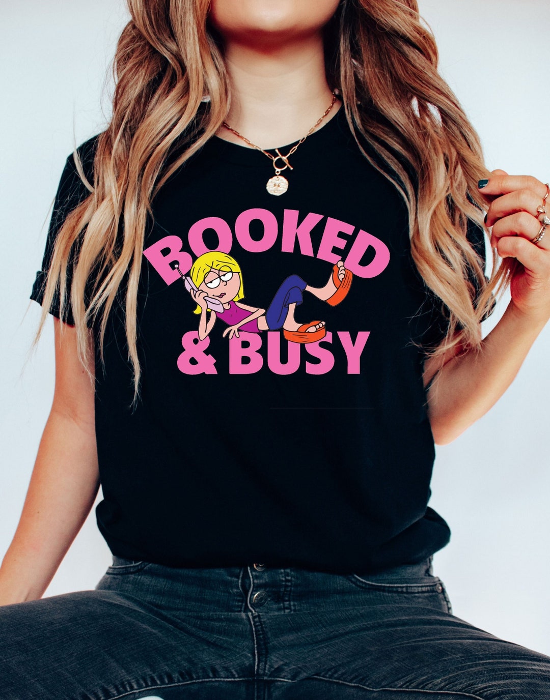 Lizzie Mcguire Shirt, Lizzie Booked & Busy Shirt, Lizzie Mcguire Disney ...