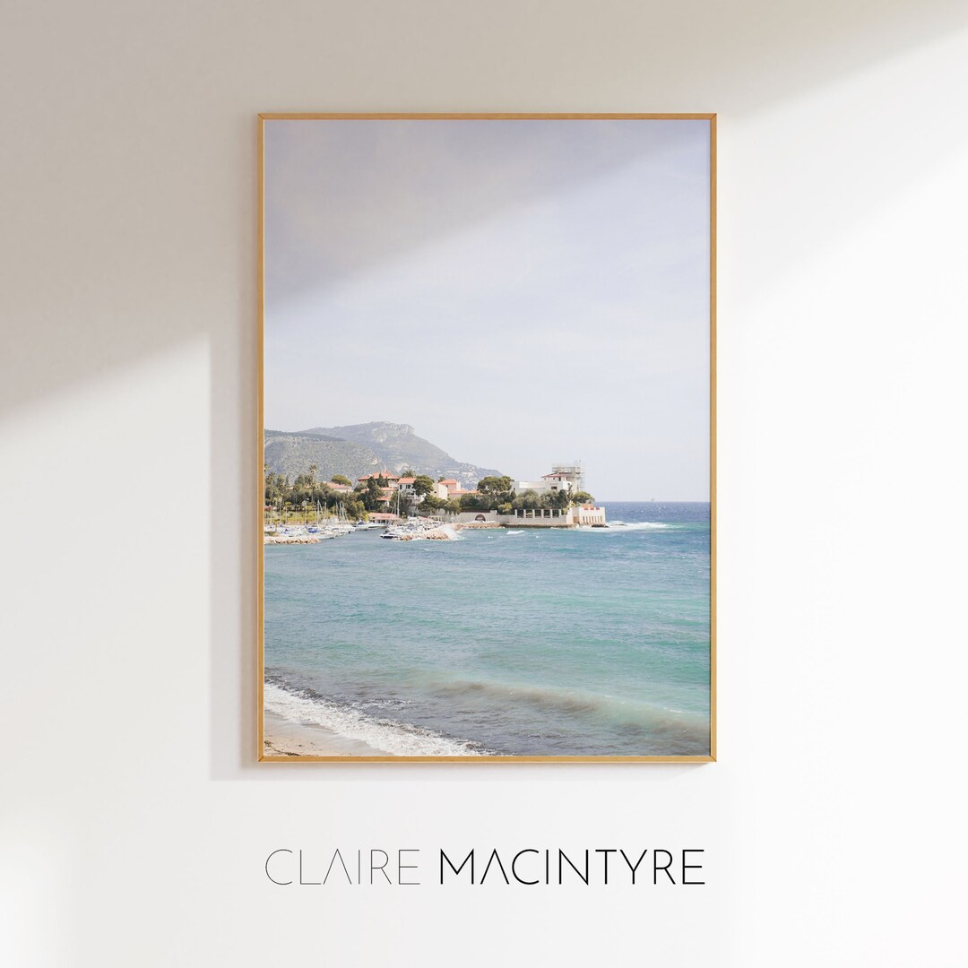 French Riviera Art Print, Beaulieu-sur-mer Coastal Photography - Etsy