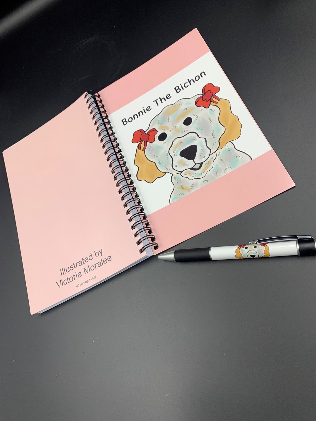 Bonnie the Bichon Pen - Etsy