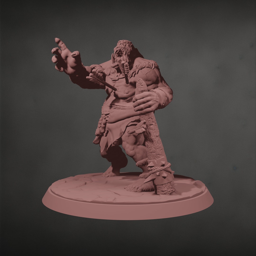 Zombie Ogre RPG Table Top 28mm 32mm Miniature - Etsy