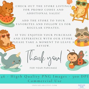 Summer Beach Party Cute Animals Clipart, Pool Party Clip Art ...